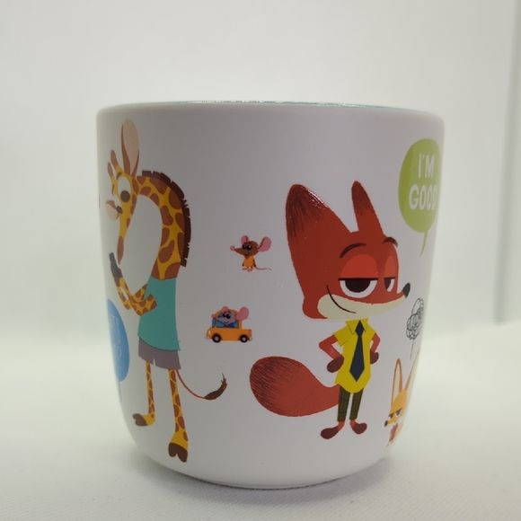 Disney | Kitchen | Zootopia Character Mug With Blue Handle | Poshmark